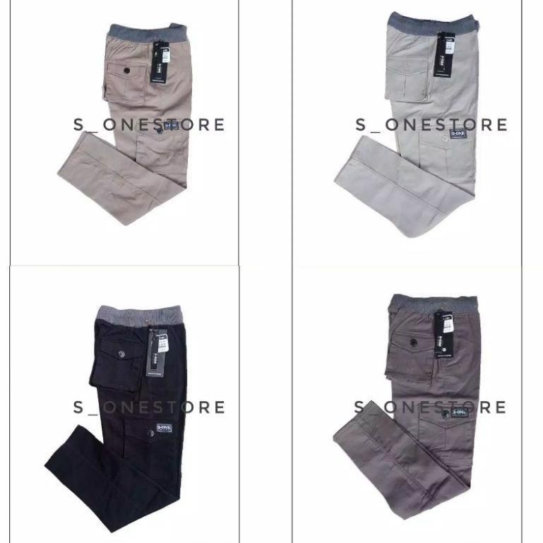 Jual CELANA CARGO PANJANG PRIA UKURAN 27-38 PREMIUM QUALITY SLIMFIT COWO SKINNY POLOS COWOK ...