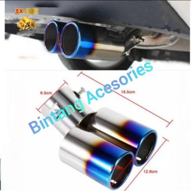 Jual Muffler knalpot racing pelangi universal mobil fortuner | Shopee ...