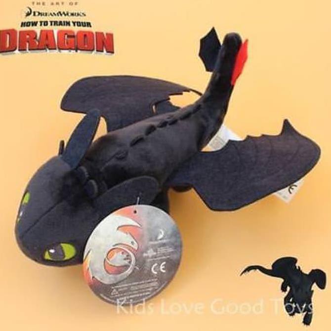 Jual Boneka Toothless How To Train Your Dragon 3 Dreamworks 3D Original ...