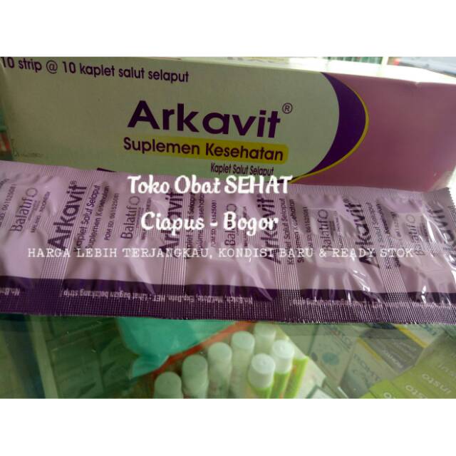 Jual Arkavit Suplemen Makanan (Obat pemulihan setelah sakit) | Shopee ...
