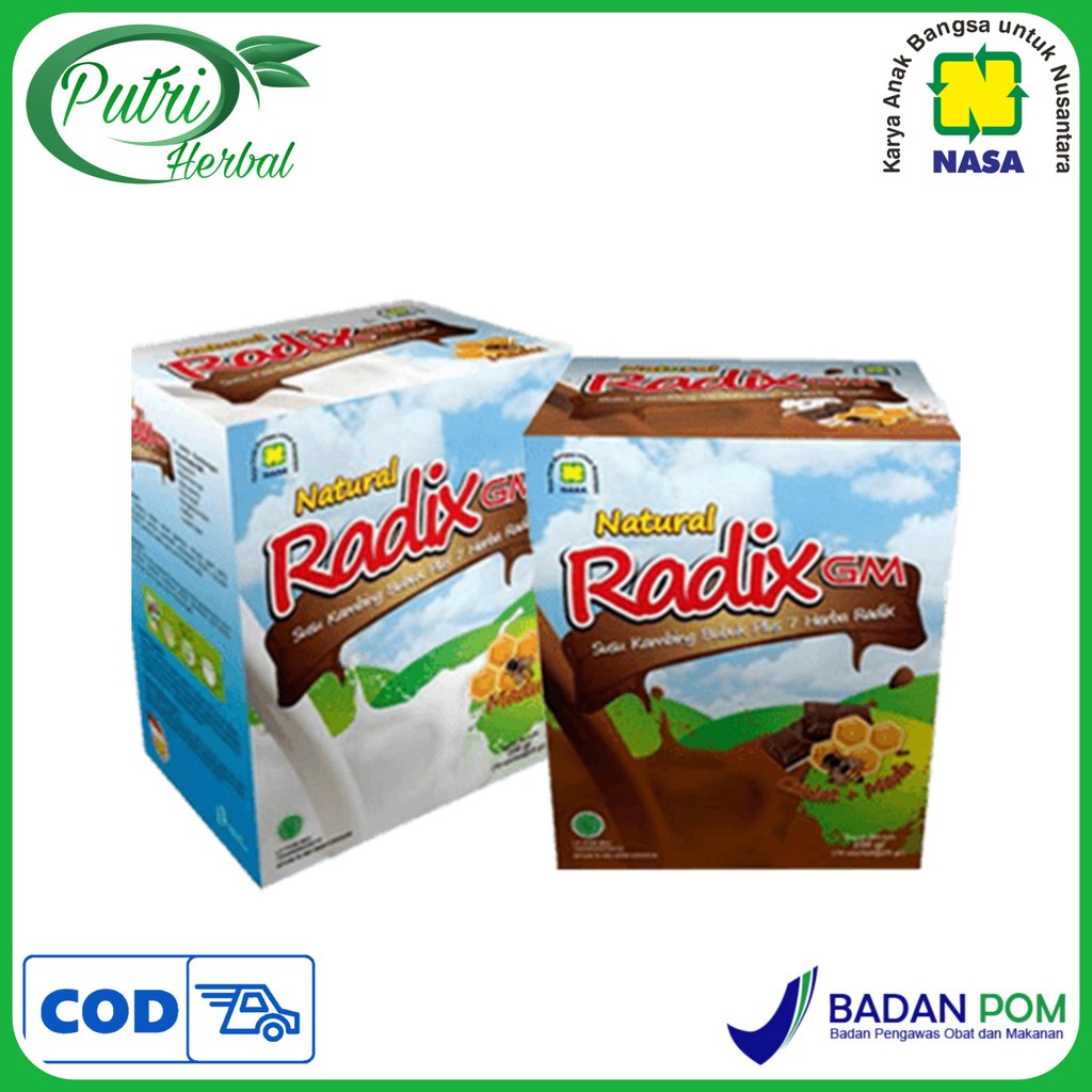Jual RADIX GM NASA RASA COKLAT DAN RASA MADU SUSU KAMBING ETAWA ...