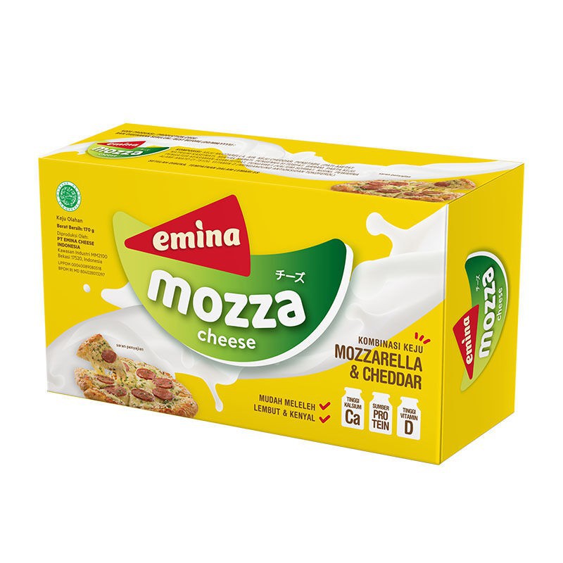 Jual Keju Emina Mozza Cheese 170 gr | Shopee Indonesia
