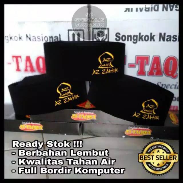 Jual Promo Songkok Peci Kupya Nasional Motif Logo Az Zahir Az-Zahir ...