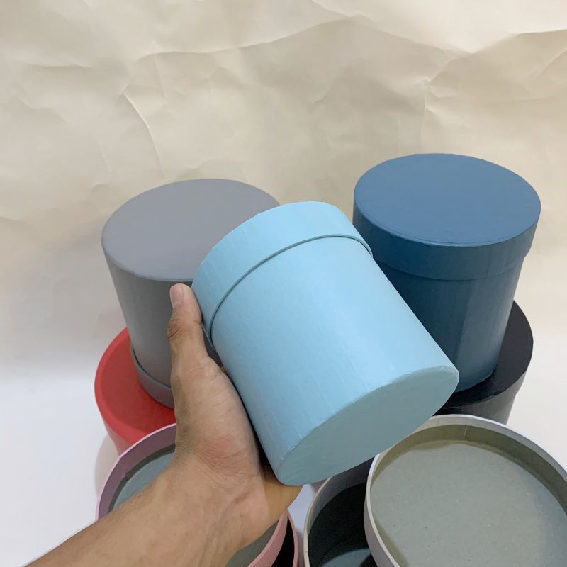 Jual Mini Round Bloom Box / Bloom box / Box Buket Balon/ Mini Round Box ...
