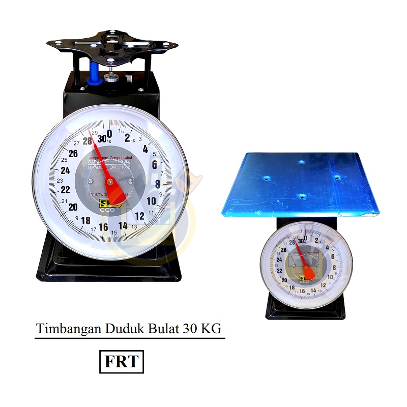 Jual FRT Timbangan Duduk 30 KG Timbangan Jarum Analog Timbangan Kue ...