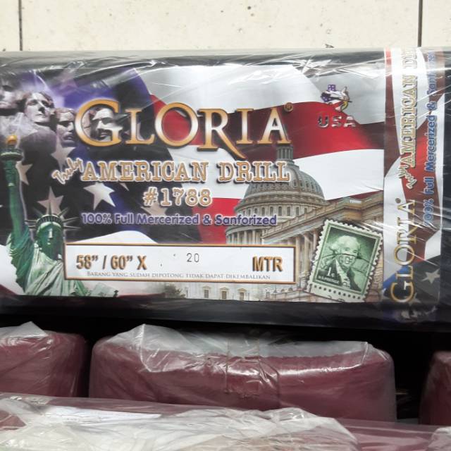 Jual Bahan Seragam. American Drill Gloria Asli. Bukan Abal Abal. Lebar ...