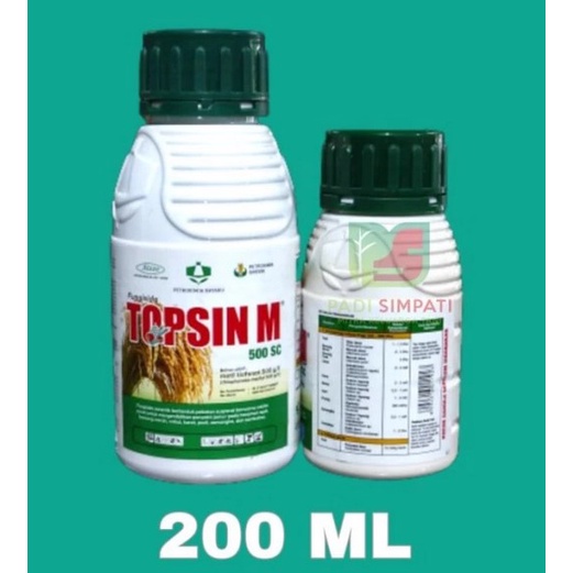 Jual Pupuk Topsin 500 SC 200.ml Fungisida Obat Pembasmi Jamur pada ...