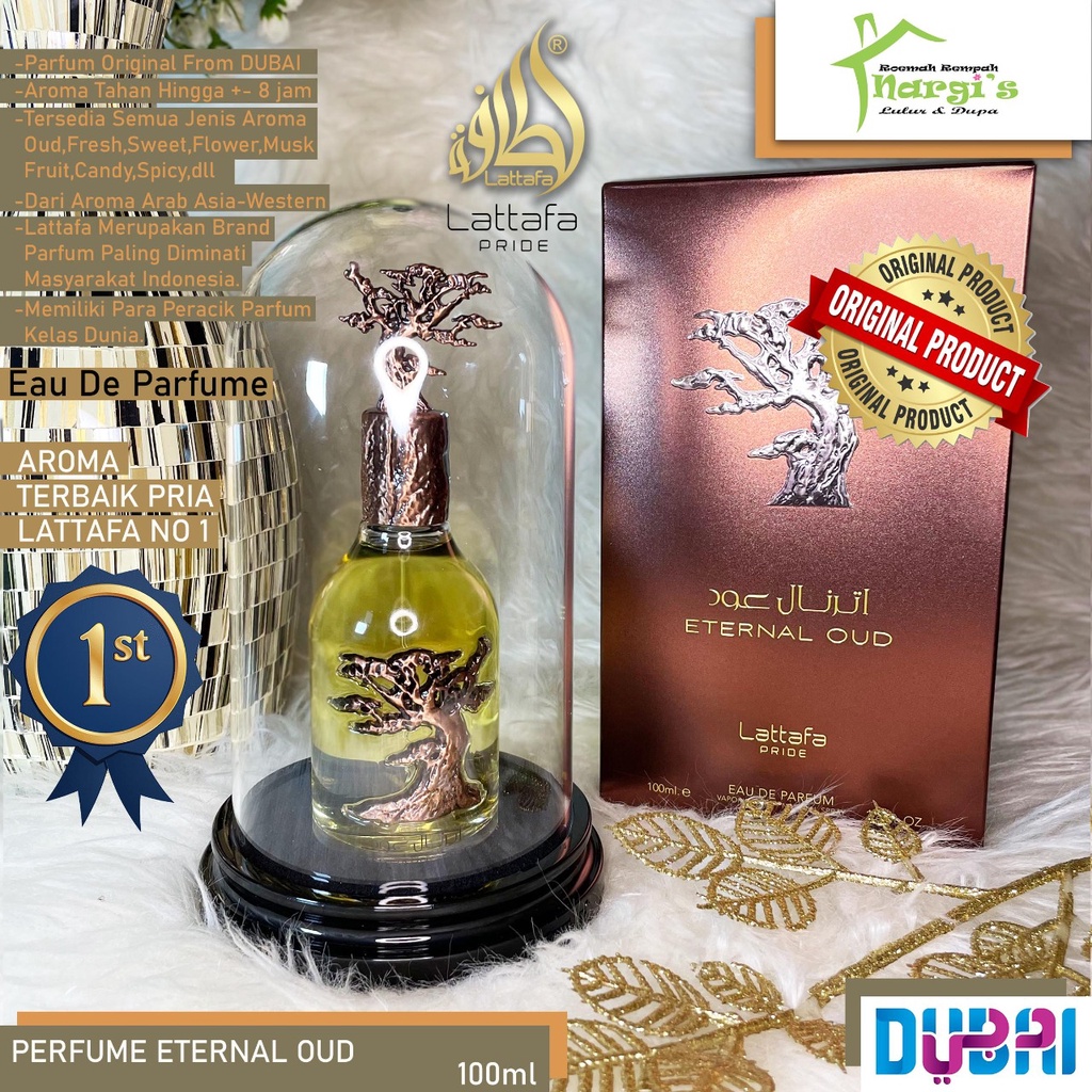 Jual Parfum Asli Arab Original Premium/Dubai/Lattafa/Eternal Oud/Aroma Oud/Oleh-oleh haji/Pria ...