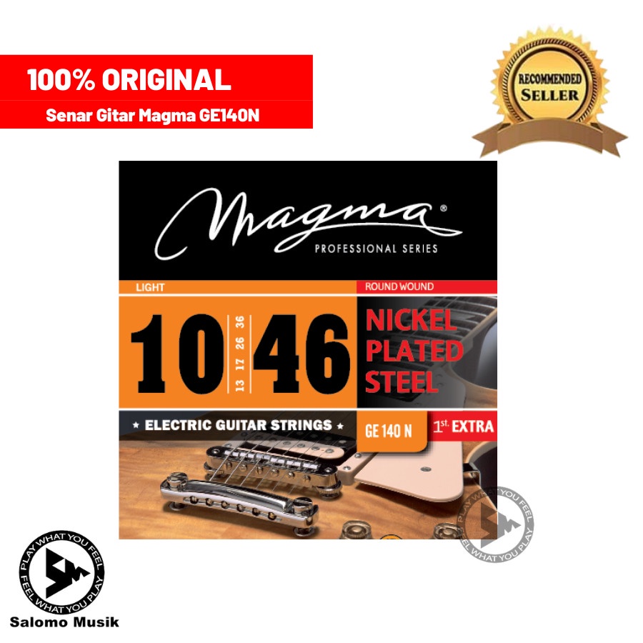Jual Senar Gitar Elektrik Electric Magma Extra Light GE140N 0.10 - 0.46 ...