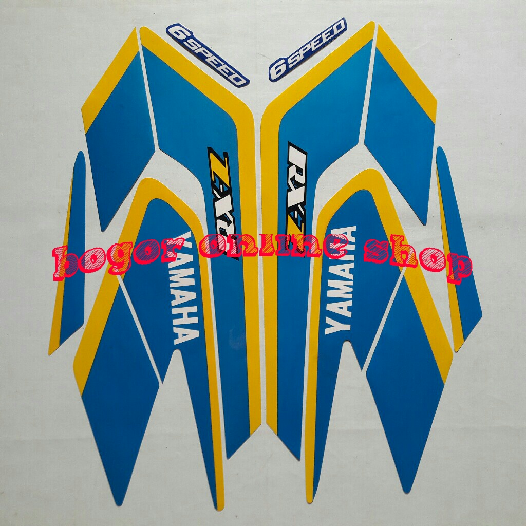 Jual stiker motor yamaha Rxz 1992 Biru | Shopee Indonesia