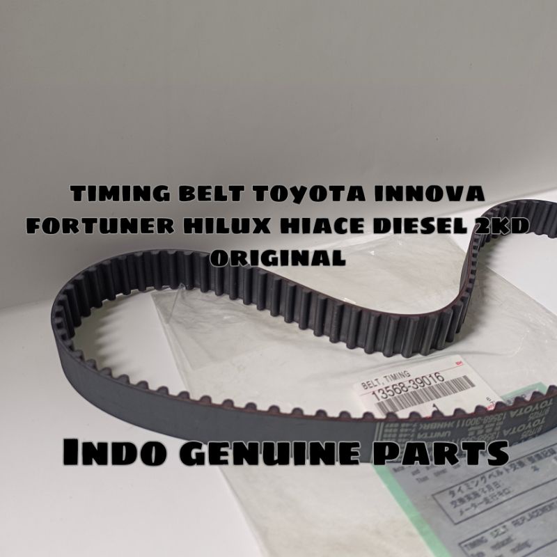 Jual Timing belt toyota innova fortuner hilux hiace diesel 2KD original ...