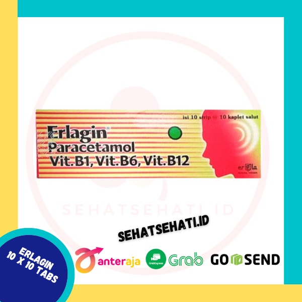Jual Erlagin 10 x 10 Tabs | Shopee Indonesia