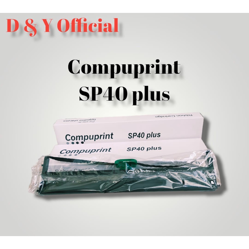 Jual pita compuprin SP40 plus original / cartridge SP40 plus - hitam ...