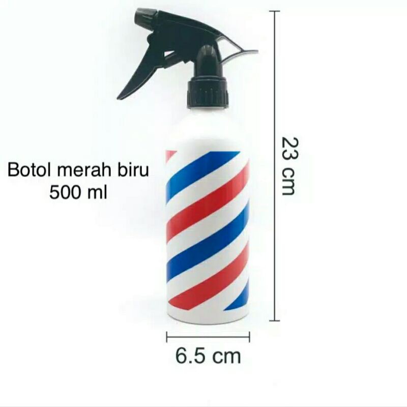 Jual Botol spray barbershop tengkorak Skull dan garis semprotan rambut ...