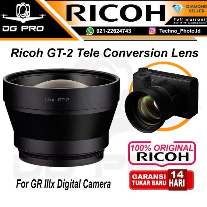 Jual Ricoh GT-2 Tele Conversion Lens for GR III X - Adapter Lensa - GT2 ...