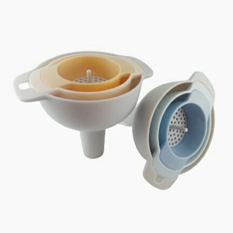 Jual Corong Air Minyak Cairan Multifungsi Set 3 dengan Penyaring 4 in 1 ...