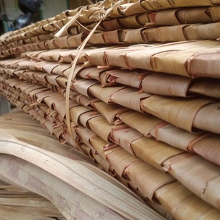 Jual Atap daun rumbia atap dahon atap gazebo natural 10 pcs | Shopee ...