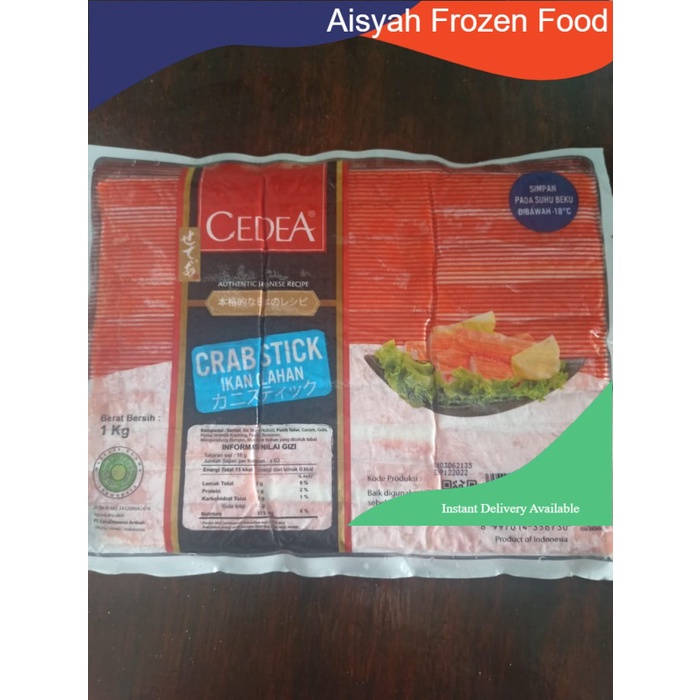 Jual Cedea Crab Stick Ikan Olahan 1kg | Shopee Indonesia