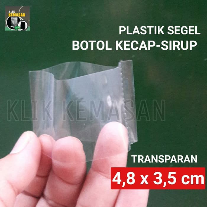 Jual PLASTIK SEGEL BOTOL KECAP SIRUP TRANSPARAN/PLASTIK SHRINK BUNGKUS ...