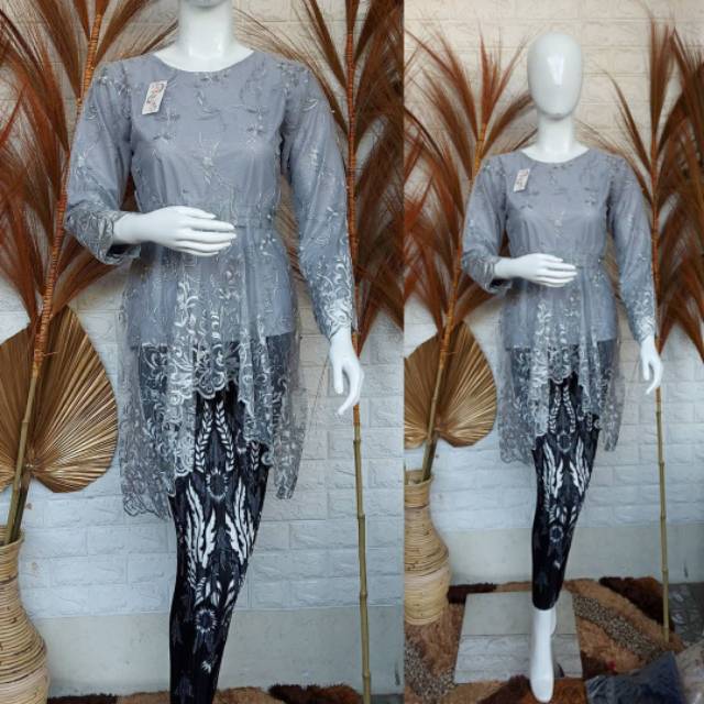 Jual Set kebaya Rinjani tile plus rok / kebaya modern / kebaya terbaru ...