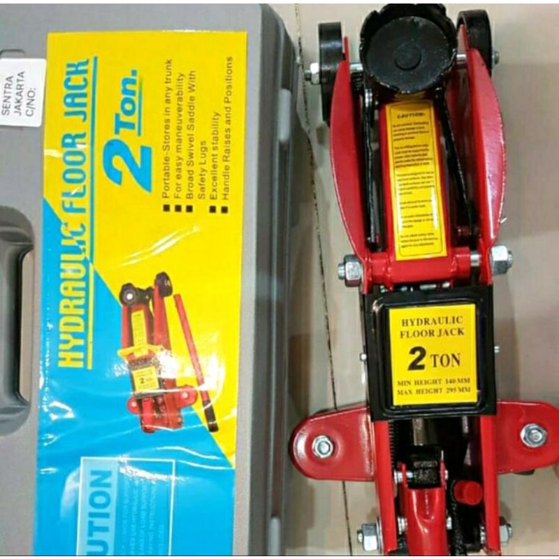 Jual Dongkrak Buaya Mobil HYDRAULIC JACK FLOOR 2T/2 Ton/ 2000 KG | Shopee Indonesia