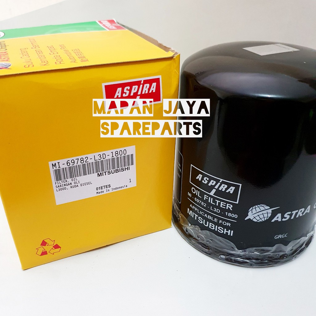 Jual ASPIRA FILTER OLI L300 SOLAR DIESEL / KUDA DIESEL / PAJERO SPORT ...