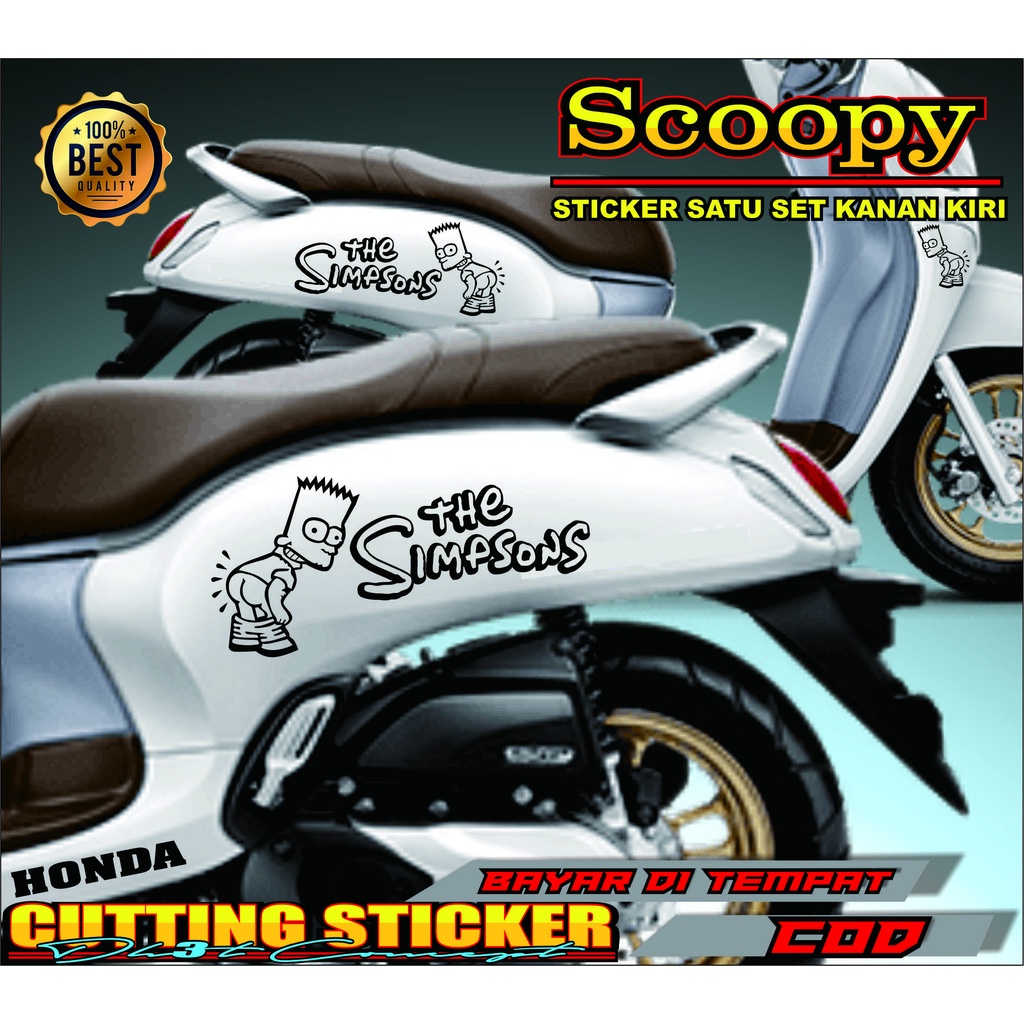 Jual Sticker Scoopy The Simpsons Cutting Sticker Scoopy 2021-2022 ...