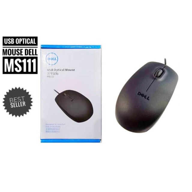 Jual Mouse Usb Optical DELL MS111 | Shopee Indonesia