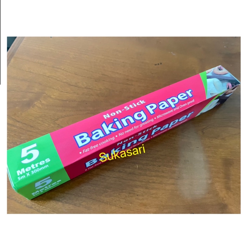 Jual Baking paper 30cm x 5 meter roll non stick pachment paper kertas ...