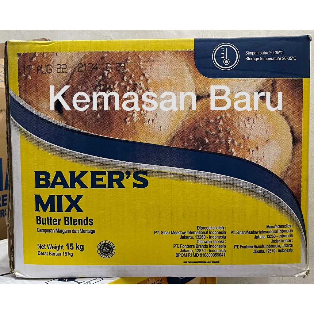 Jual Anchor Bakers Mix Butter Blend 15kg - Mix// Gosend/Grab Only ...