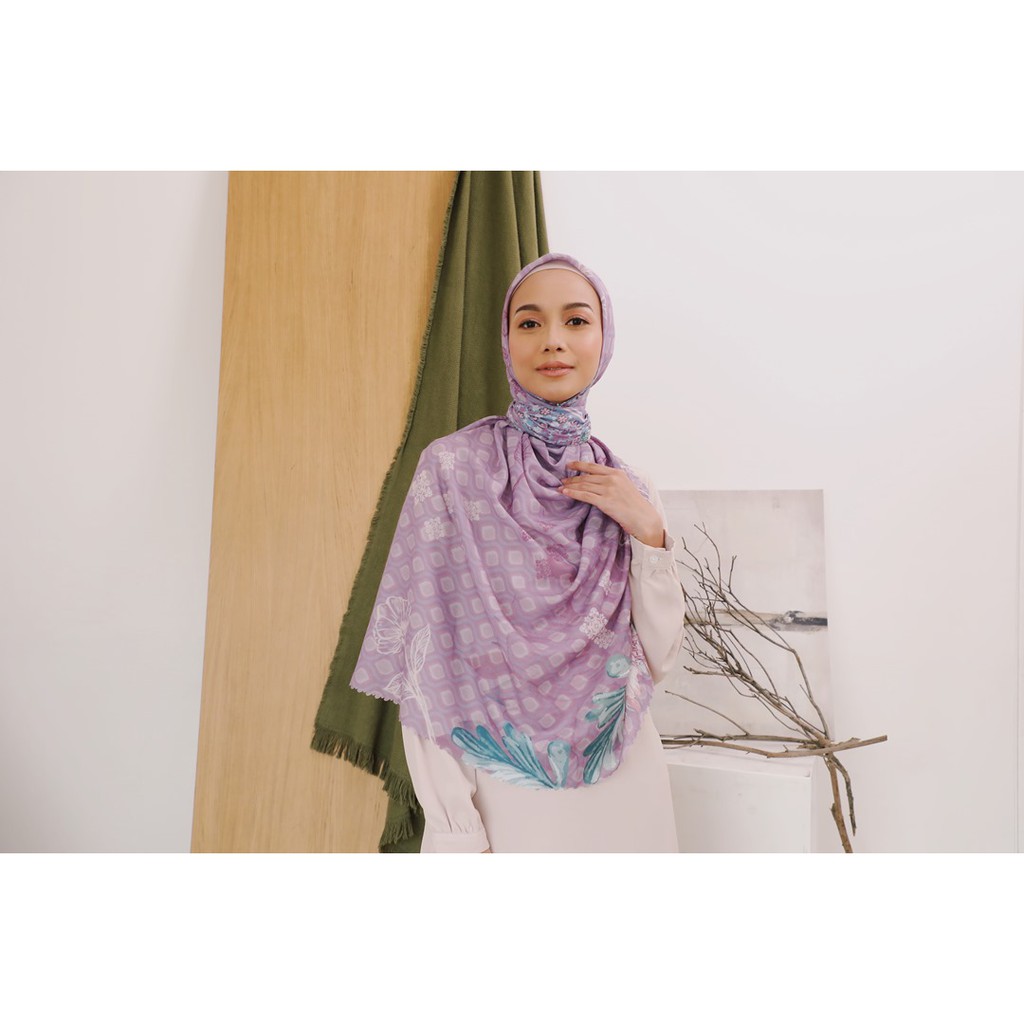 Jual SHANUM LILAC | THE NOVELLA SCARF (Superfine Voal Hijab Premium ...