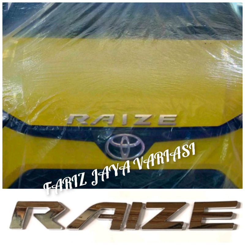 Jual EMBLEM RAIZE KAP MESIN RAIZE CRUME LOGO TULISAN RAIZE | Shopee ...