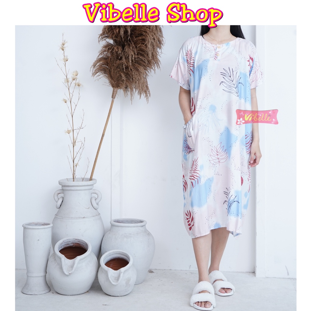 Jual Vibelle Shop - Daster Jumbo Baju Tidur Santai Baju Rumahan Wanita ...