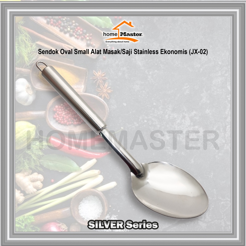 Jual HomeMaster Sendok Sayur/Saji/Serving Spoon Oval Small Stainless ...