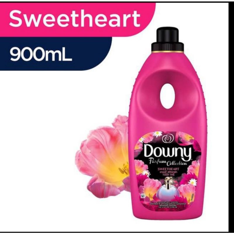 Jual Downy Pewangi Dan Pelembut Pakaian Sweetheart Botol 900 ML | Shopee Indonesia