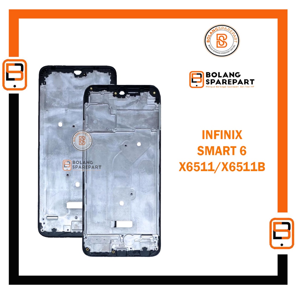 Jual FRAME TULANG TENGAH MIDDLE TATAKAN LCD INFINIX SMART 6 X6511 ...
