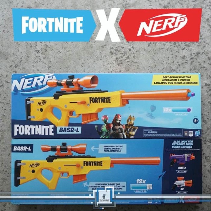 Jual Nerf Fortnite BASRL BASR L BASR-L Bolt Action Sniper Rifle Not ARL ...