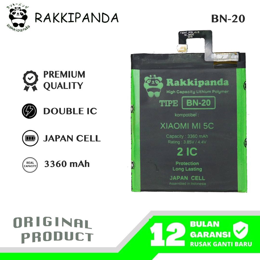 Jual Rakkipanda - BN20 MI 5C Batre Batrai Baterai | Shopee Indonesia