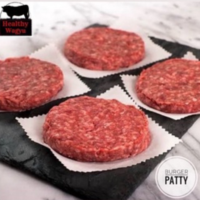 Jual Burger Patty Daging Burger Beef Hamburg 900gr Healthy Wagyu ...