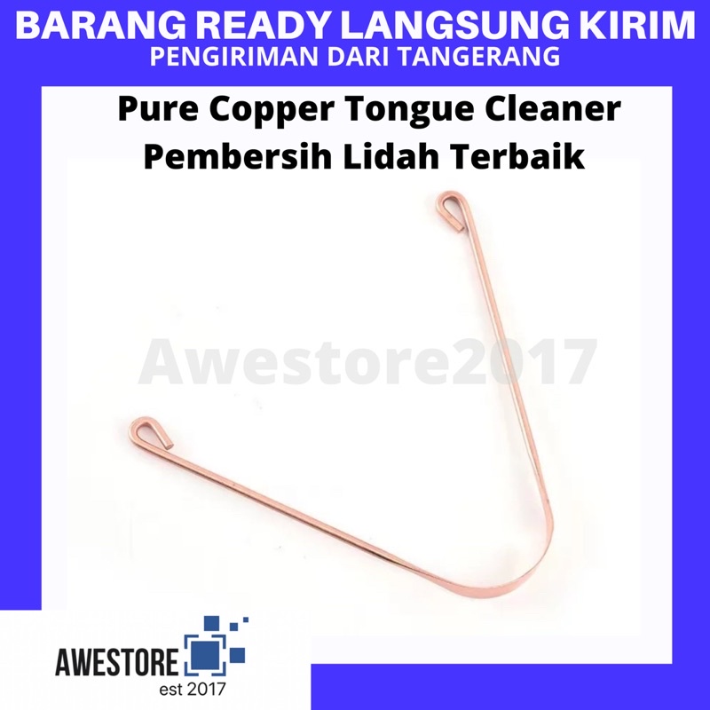 Jual Alat Pembersih Lidah Full Pure Copper Tongue Cleaner Tembaga ...