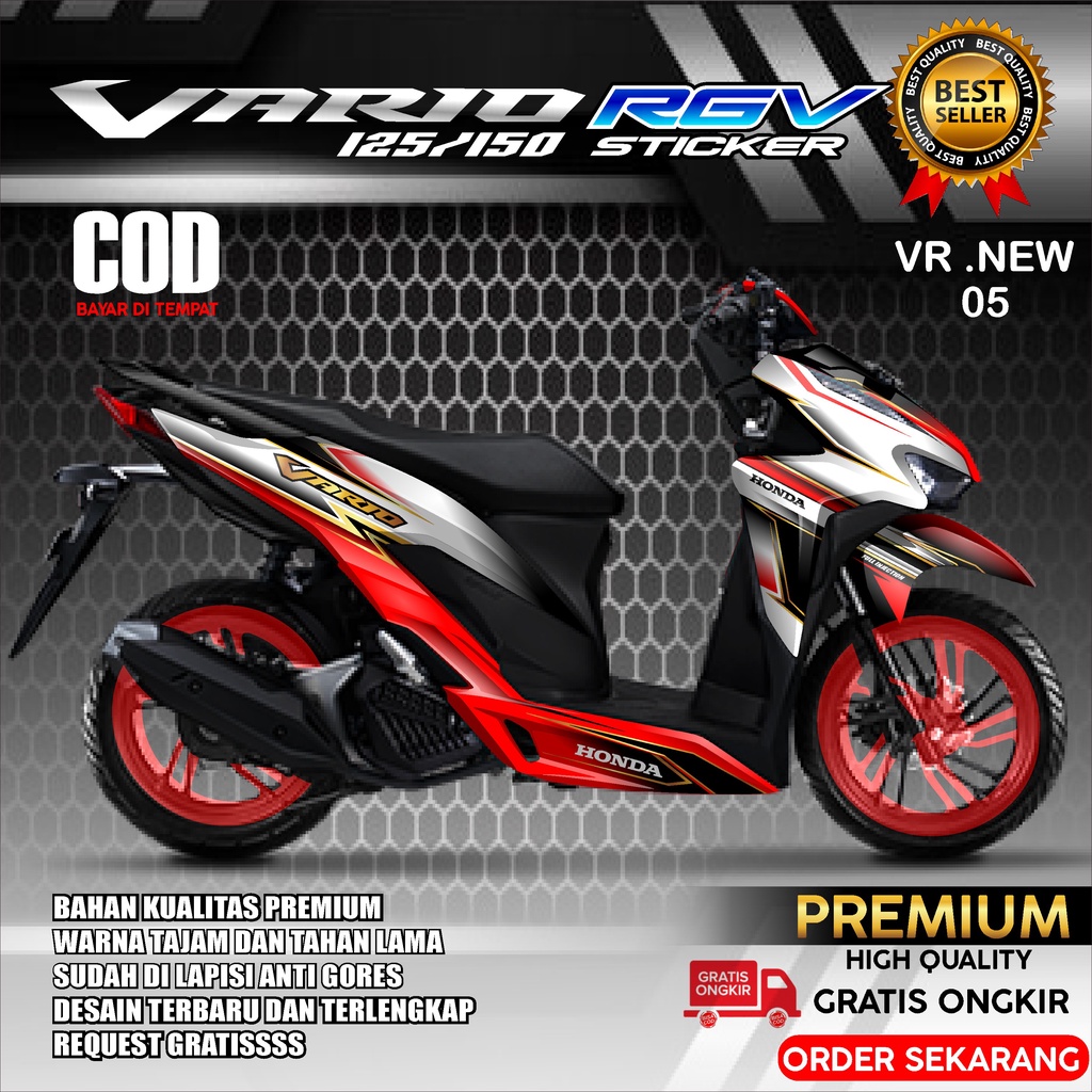 Jual STIKER DECAL HONDA VARIO TAHUN 2018/2020/STIKER VARIASI HONDA ...