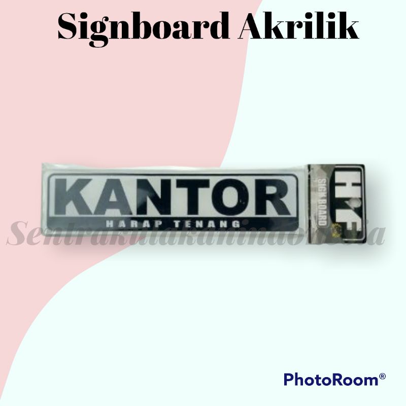 Jual Sign Board Akrilik | KANTOR | Shopee Indonesia
