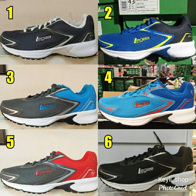 Jual Sepatu League Legas Corona LA Running Shoes Cowo Cewe Sneakers ...