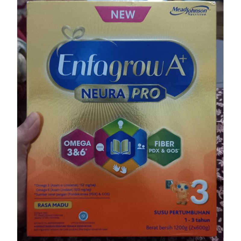 Jual Enfagrow A+ 3 Madu 1200g ecer 600g | Shopee Indonesia