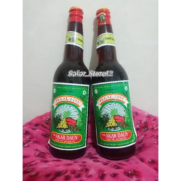 Jual Jamu cap AKAR DAUN (pegal linu asam urat) 600ml (REPACK BOTOL ...