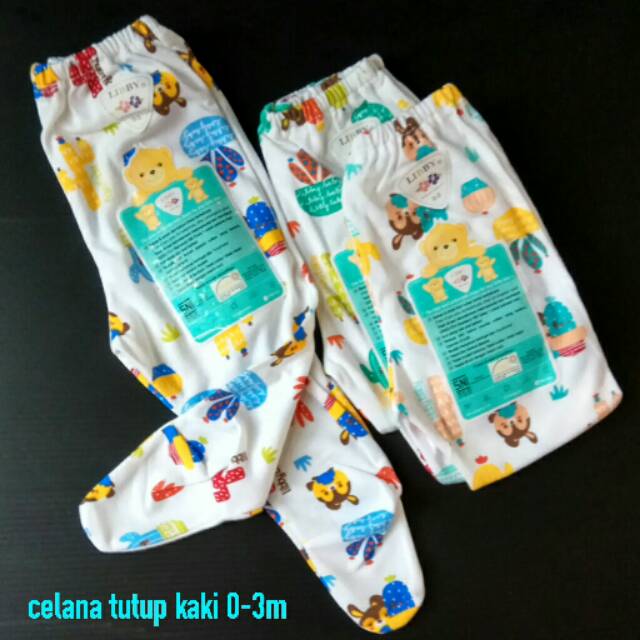 Jual celana panjang bayi baru lahir tutup kaki libby baby newborn ...