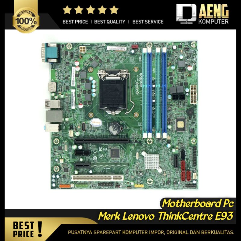 Jual Motherboard Mainboard Mobo Intel ddr3 Merk Lenovo ThinkCentre E93 ...
