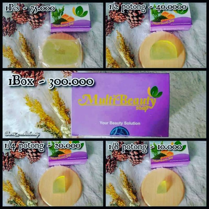 Jual 🟥GABIL🟥 Sabun Multibeauty Original Tester Potongan ¼ 15g Sabun ...