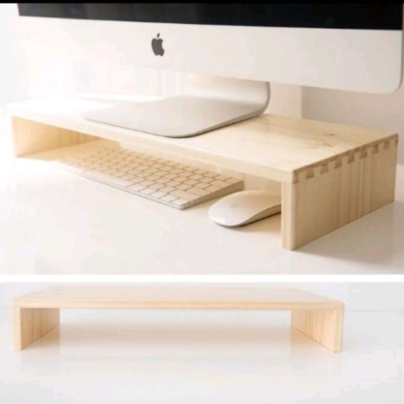 Jual Stand Meja Monitor/Meja Monitor/Dudukan Monitor Kayu Jati Belanda ...