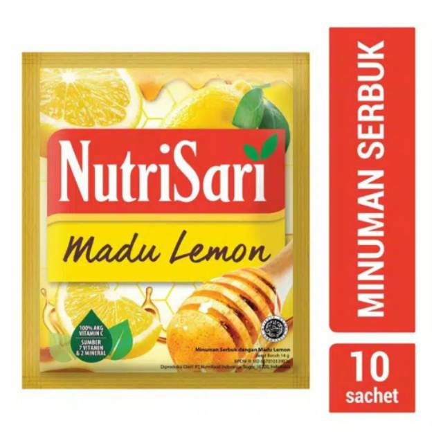 Jual Nutrisari Madu Lemon (10pcs) | Shopee Indonesia